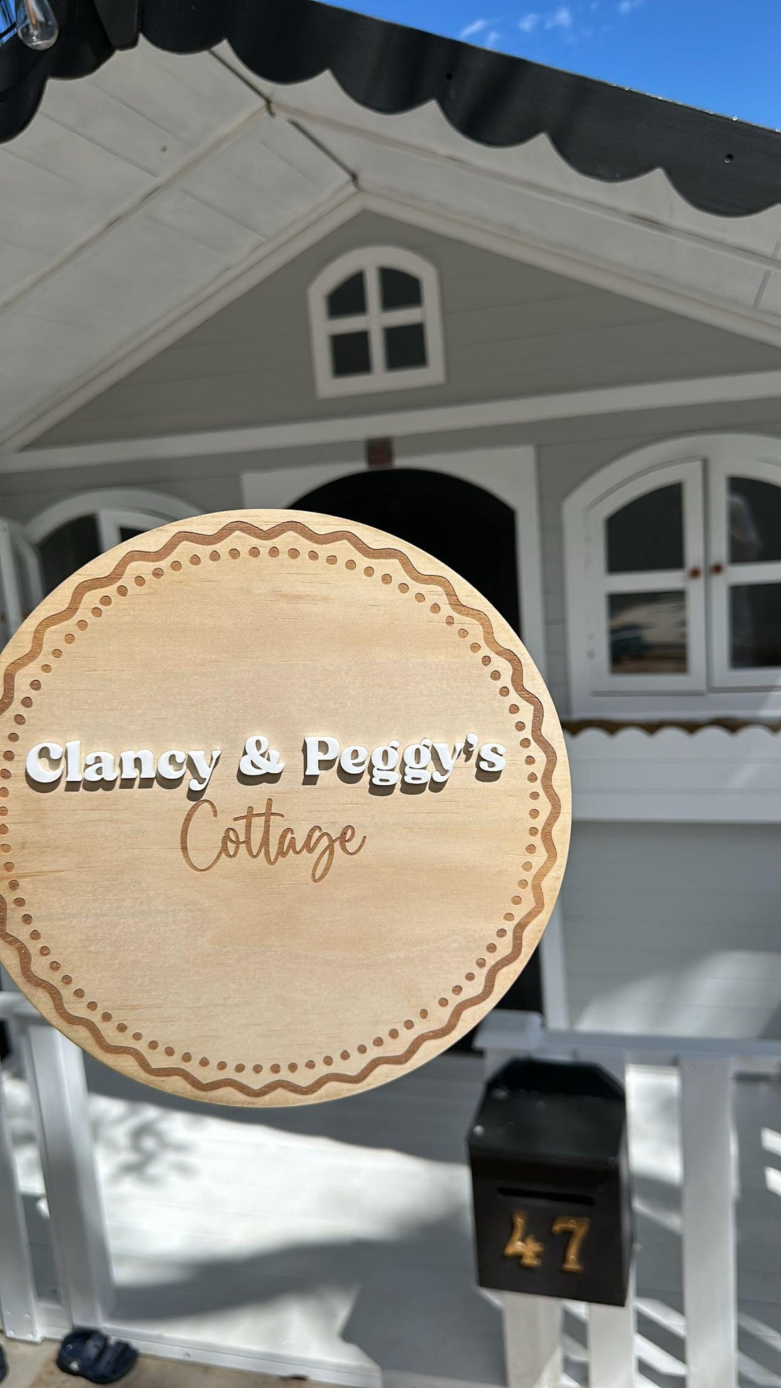 Cubby House Wooden Sign – Mica & Macc